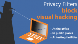 Privacy Filters for Curved Monitors